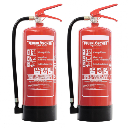 Andris Feuerlöscher 2x 6KG ABC Pulver – Feuerlöscherkaufen